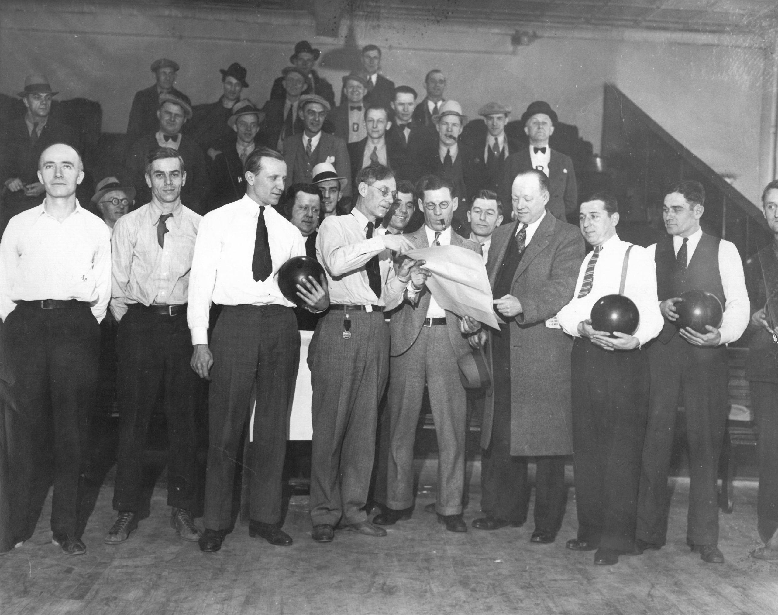 Employees at the 1935 ABC Tournament