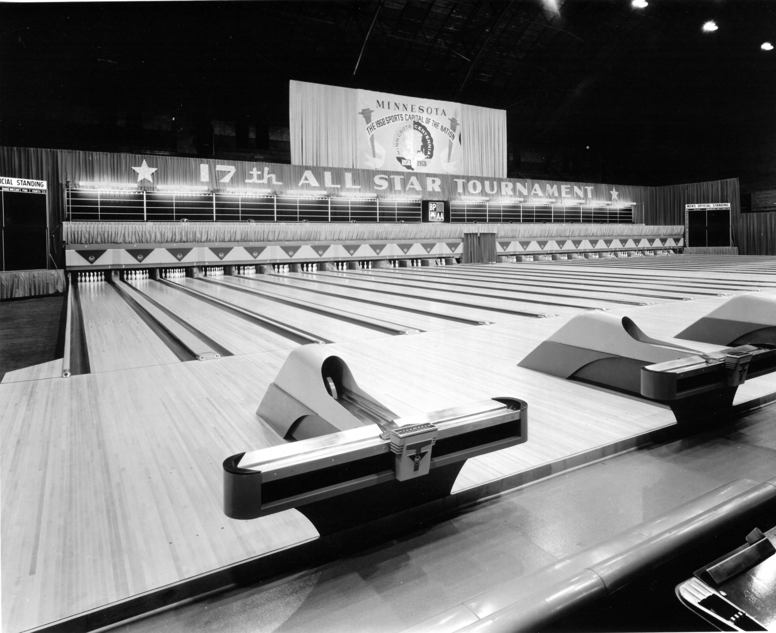 Lanes at 1958 BPAA All-Star Tournament in Minneapolis