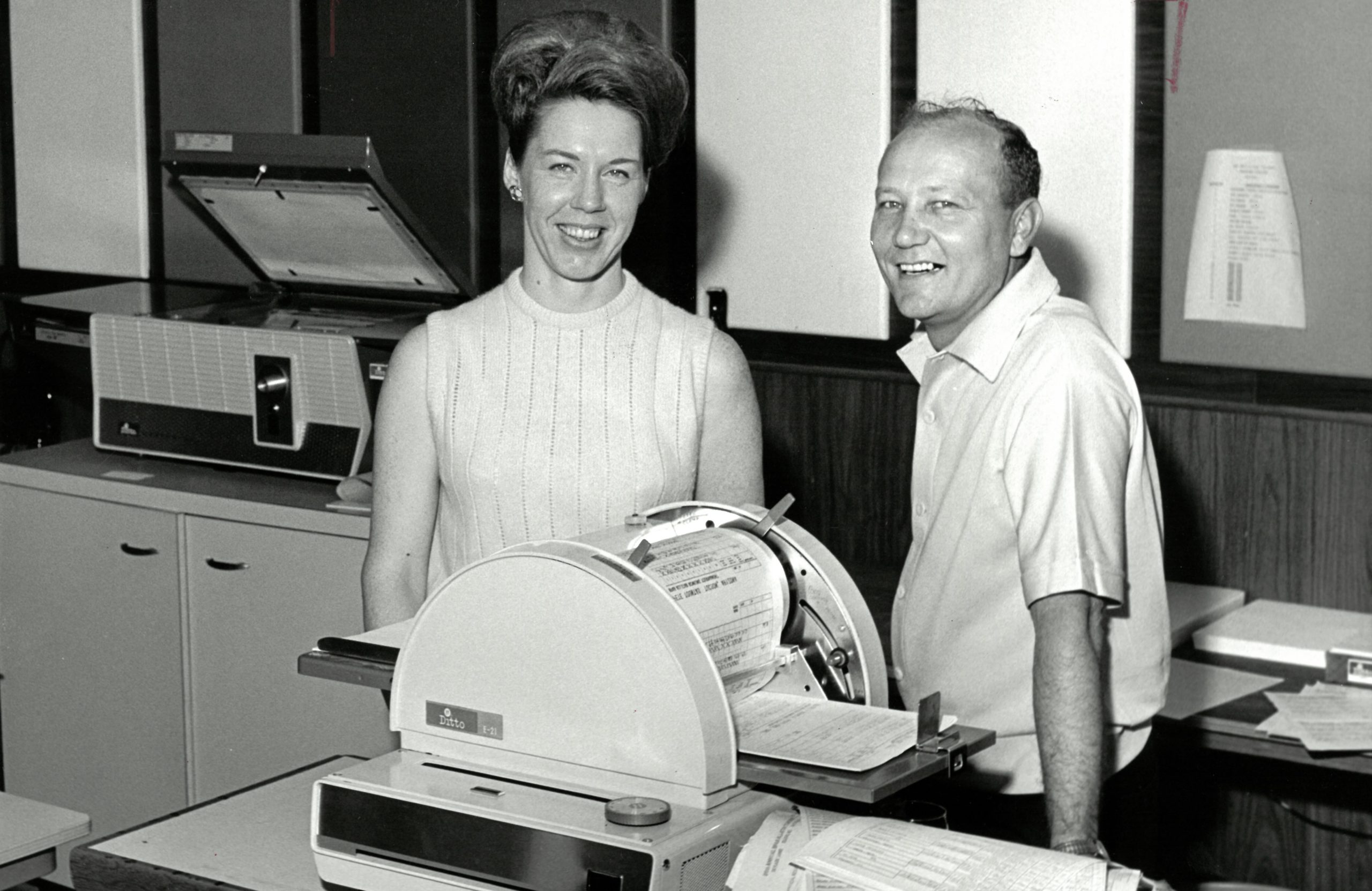 Shirley Garms and Pete Tountas at the 1967 BPAA All-Star Tournament