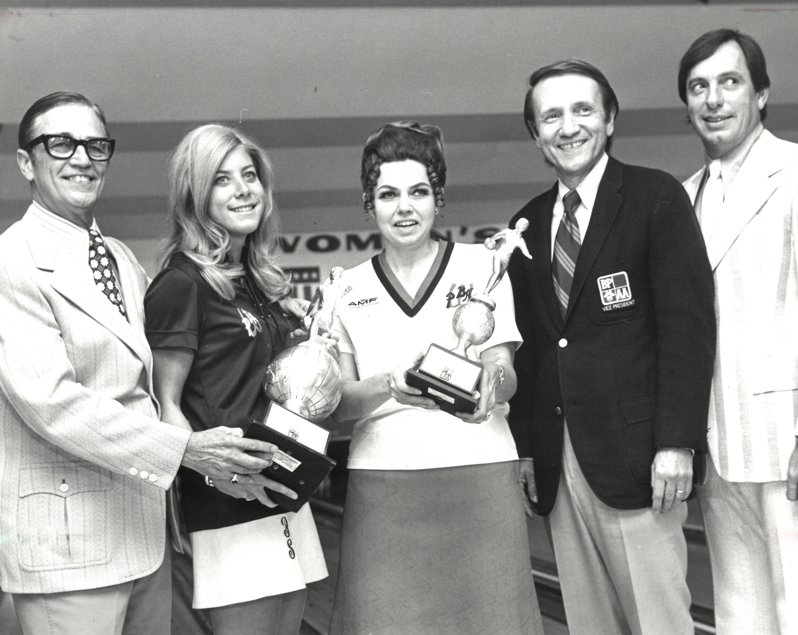 Paula Sperber and June Llewelyn at the 1971 U.S. Open