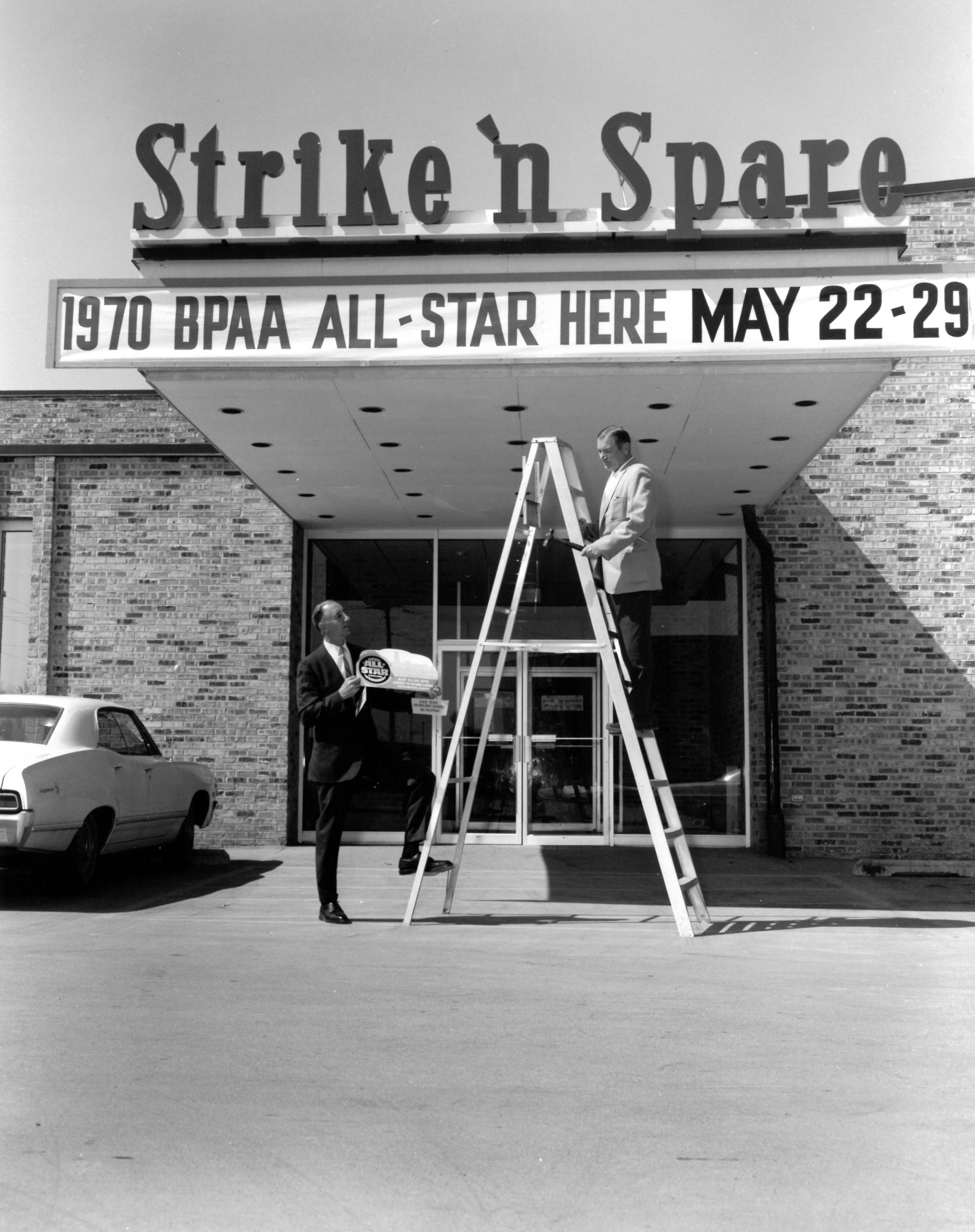 Workers Prepare for the 1970 BPAA All-Star Tournament